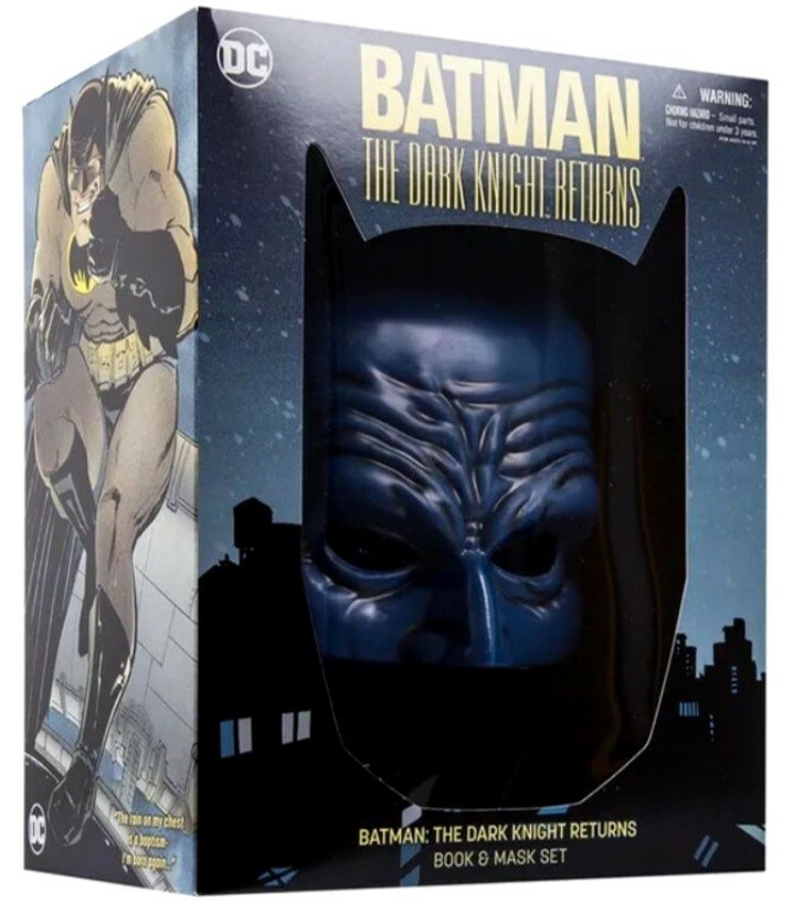 DC Batman The Dark Knight Returns Mask and Book Set Frank Miller Comic ...
