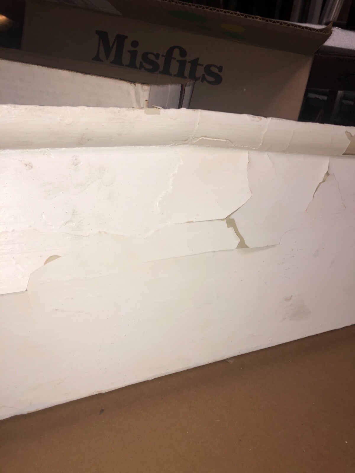 c1860 vintage WINDOW pediment VICTORIAN lintel ~ header 45/43” x 8.5 x ...