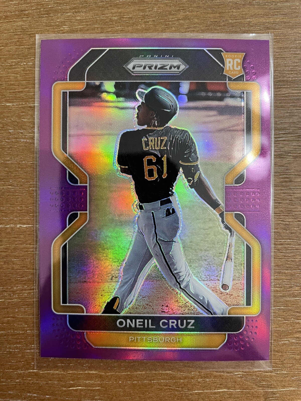 2022 Panini Prizm ONeil Cruz #118 Purple Prizm Parallel SP Rookie Card ...
