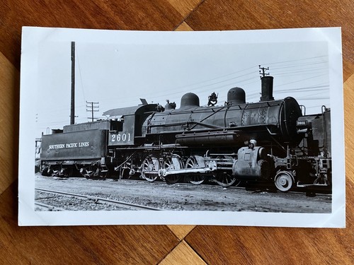 Southern Pacific Railroad Train Engine Locomotive No. 2601 Antique ...