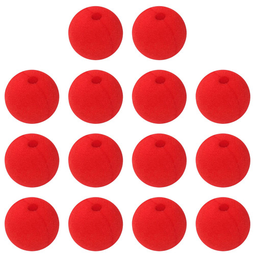 50mm Red Sponge Balls Cosplay Props Soft Circus Clown Nose for Red Nose ...