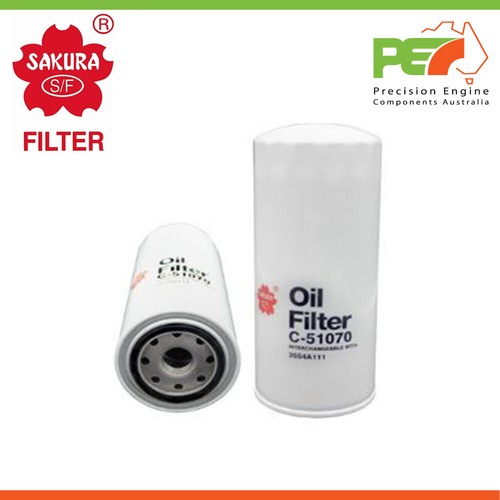 New * SAKURA * Oil Filter For CATERPILLAR CS56 6.6L 2008-On | eBay