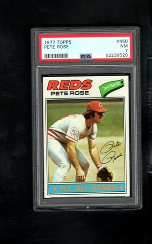 1977 Topps # 450 Pete Rose PSA 7 NM | eBay