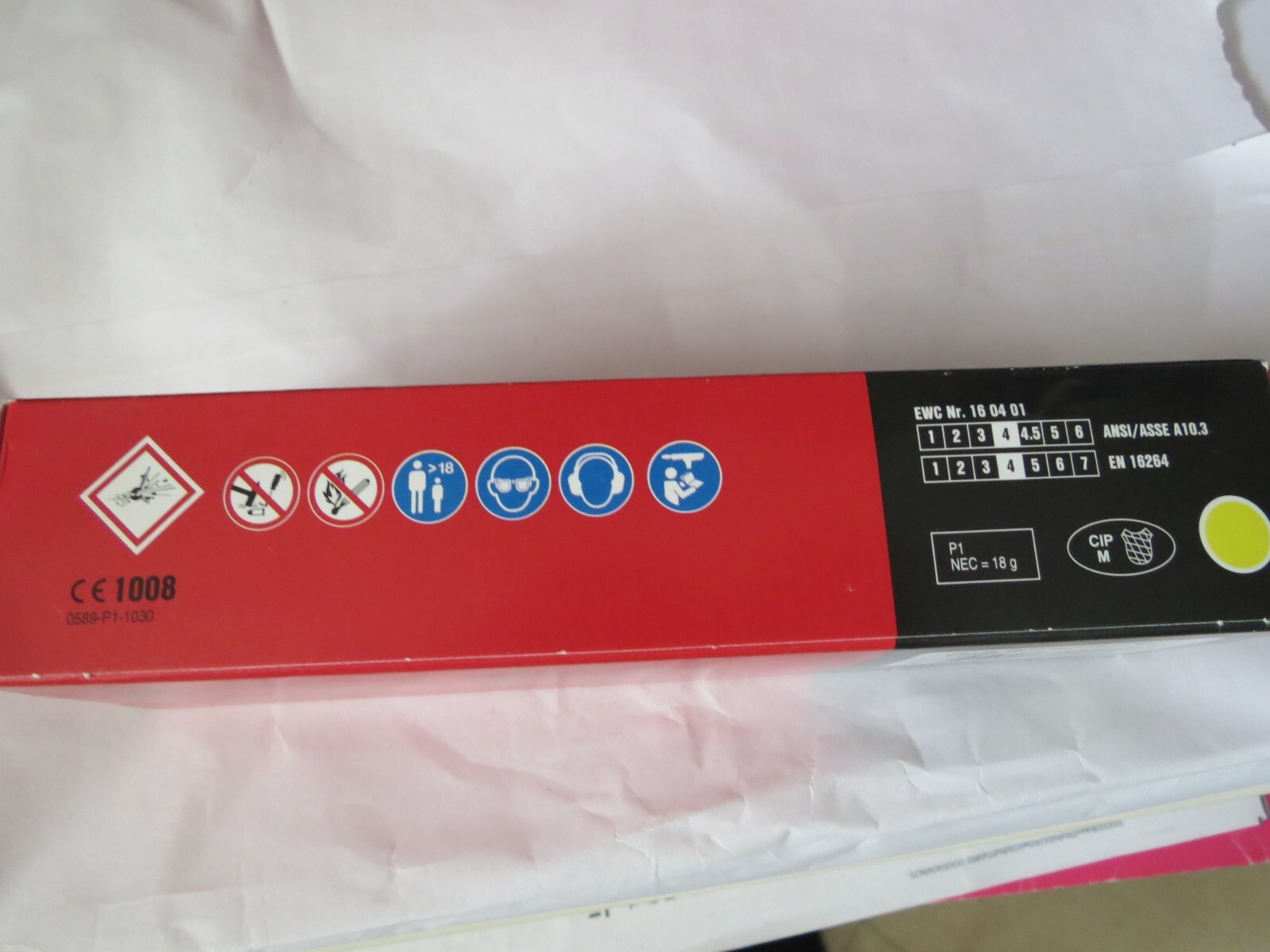 Hilti 50352 6,8/11 DX Cartridge - Yellow, Pack of 100 for sale online ...