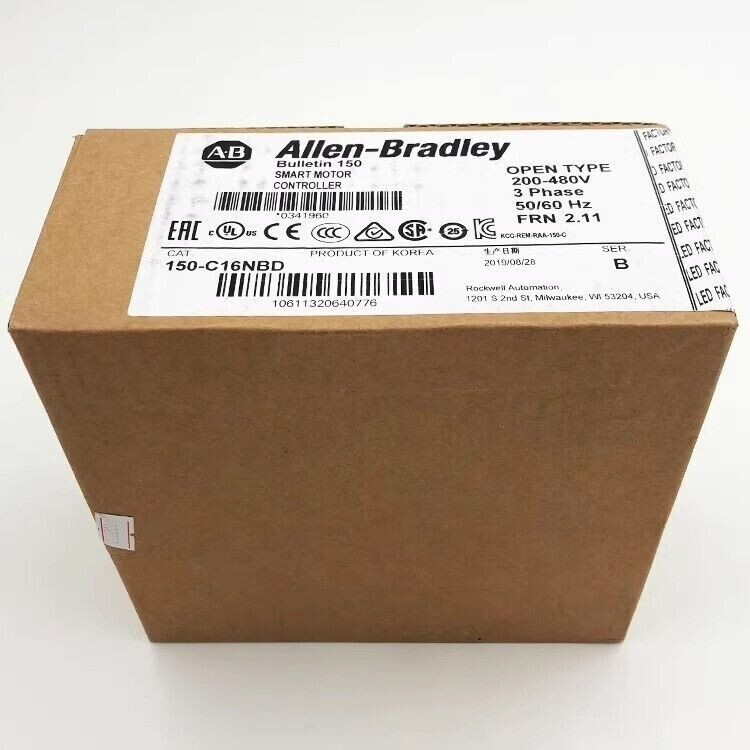 NEW Allen-Bradley 150-C16NBD SER B SMC-3 Smart Motor Controller ...