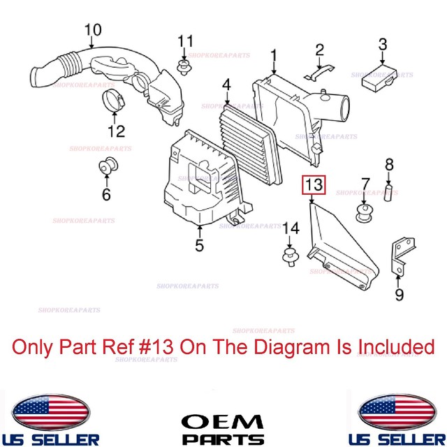 Genuine OEM Subaru 46012FJ000 Air Cleaner Inlet Duct for sale online | eBay