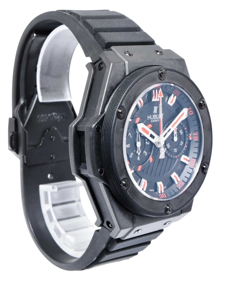 Hublot King Power Black Magic Chronograph Watch Box/Papers 715.CI.1123 ...
