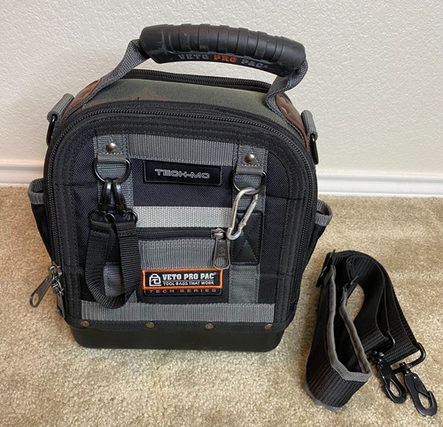 Veto Pro Pac Tech-MC Compact/Tall Tool Bag - Tech Series - Black | eBay
