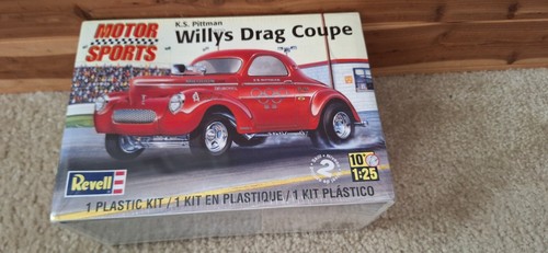 REVELL 1/25 scale model kit motor- sports k.s. pittman willys drag ...