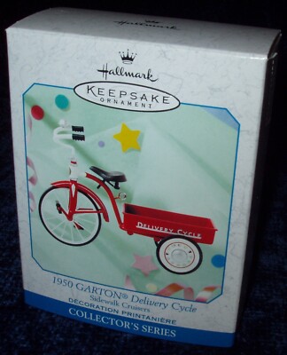 1999 Hallmark 1950 GARTON Delivery Cycle #3 Sidewalk Cruisers Tricycle ...