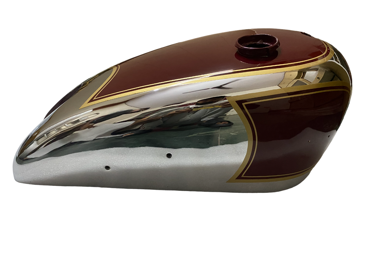AJS G80 MATCHLESS MAROON & CHROME PETROL FUEL GAS TANK/FIT FOR | eBay