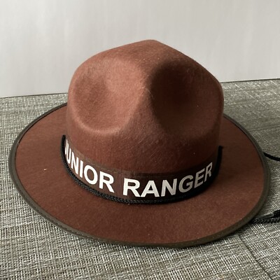 National Park Junior Ranger Hat Smokey The Bear Brown W/Strap Girls ...