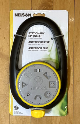 Nelson Stationary Sprinkler 50955 Head with Plastic Base Eight-Pattern ...