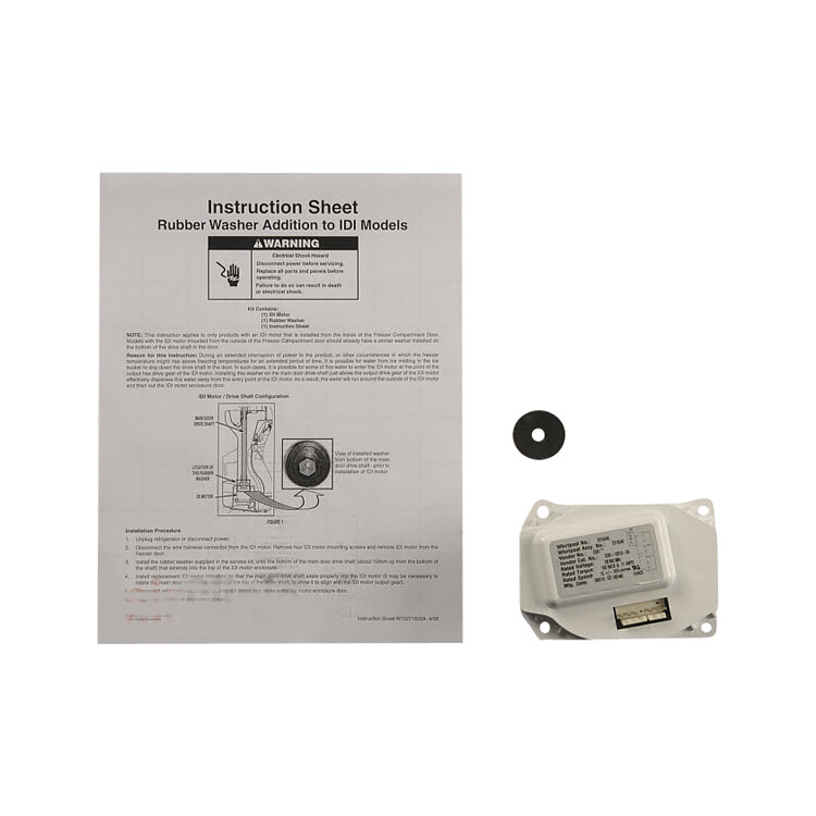 Genuine Whirlpool W10822635 Refrigerator Motor-Refrig Dispenser ...