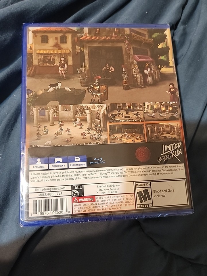 Story of a Gladiator (PlayStation 4/PS4) #388 Limited Run Games W/Card ...