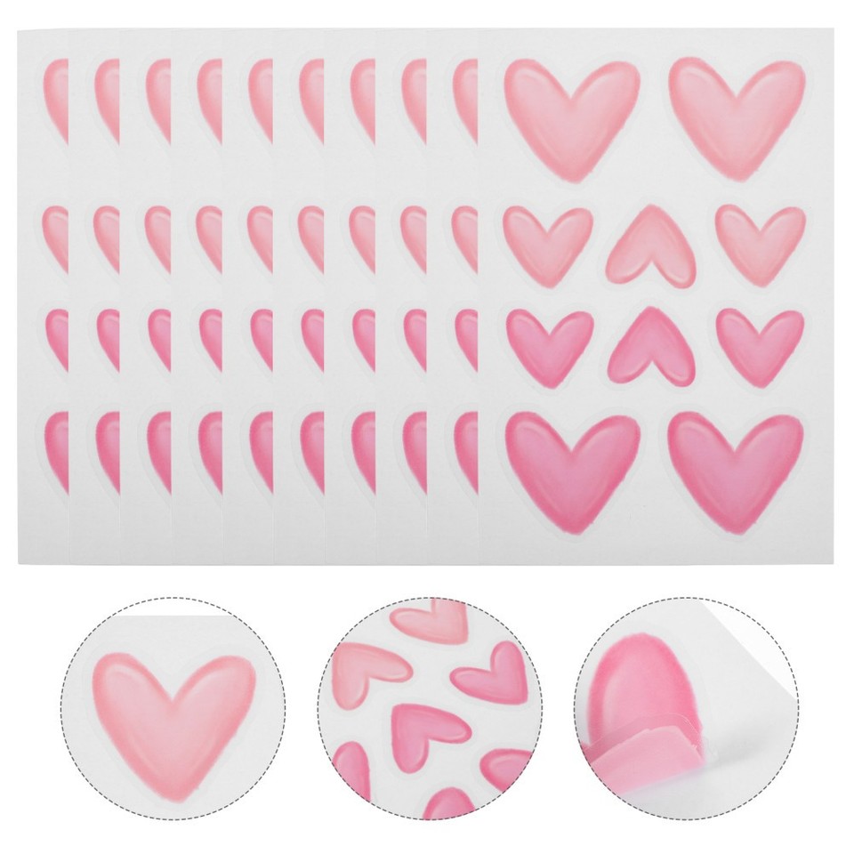 16 Sheets Shape Wall Stickers Valentines Day Home Party Supplies | eBay ...