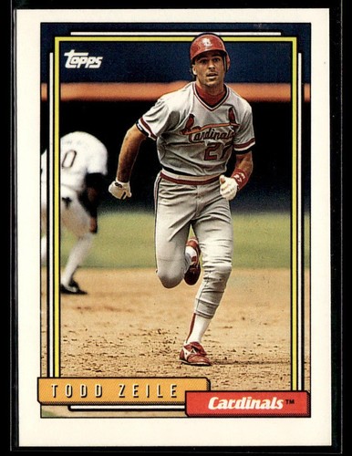 1992 Topps #275 Todd Zeile Baseball Card 1102X | eBay
