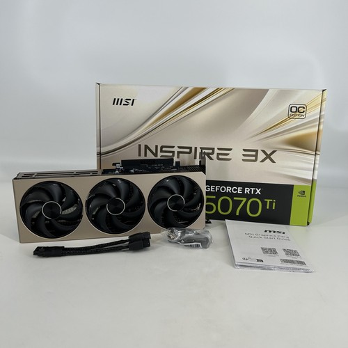 MSI Inspire 3X OC GeForce RTX 5070 Ti 16GB - Graphics Card - Excellent ...