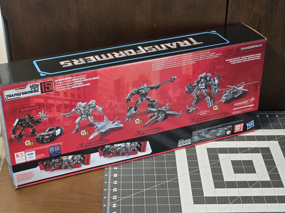 Transformers Studio Series Movie 1 15th Anniversary Decepticon ...