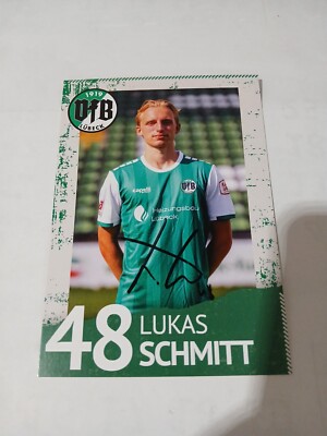 Signierte AK Lukas Schmitt VfB Lübeck NEU | eBay.de