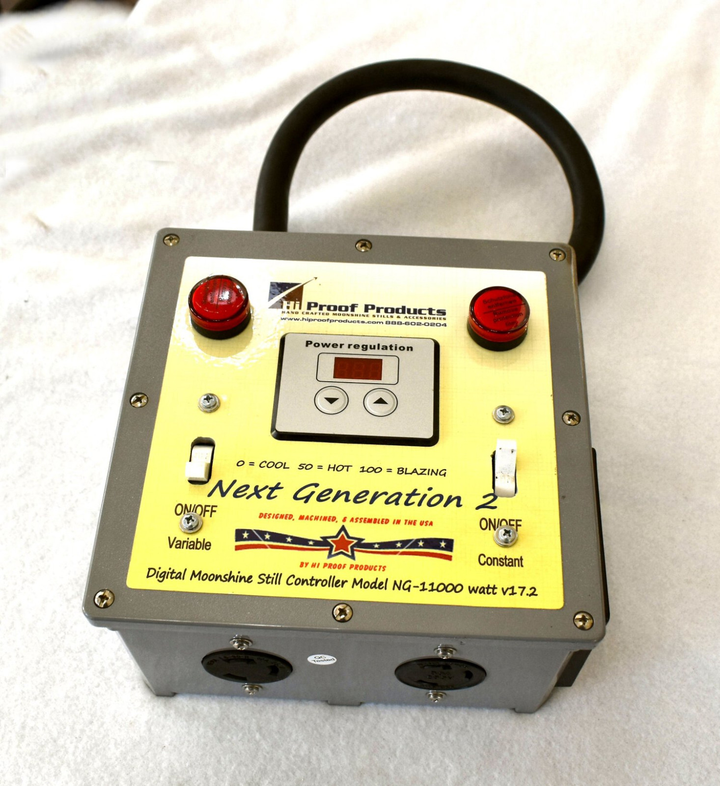 Improved 11000 watt Moonshine Still Controller & 2 Electric Heating ...