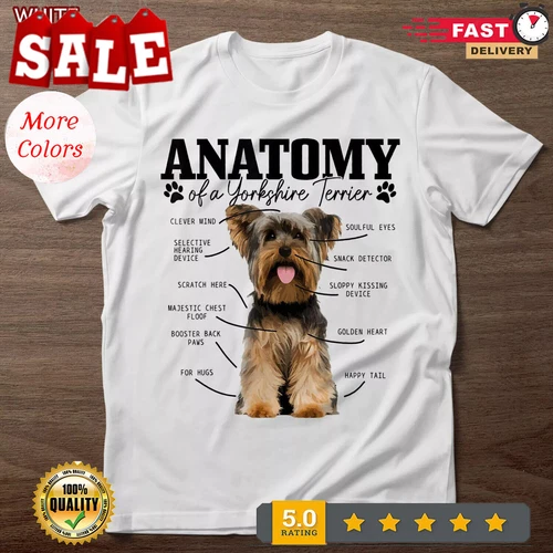 2025/Anatomy Of A Yorkshire Terrier Funny Cute Dog Yorkie Mom Dad T ...