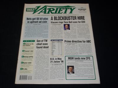 1997 JUNE 4 VARIETY MAGAZINE - HOLLYWOOD MOVIES INDUSTRY ISSUE - O ...