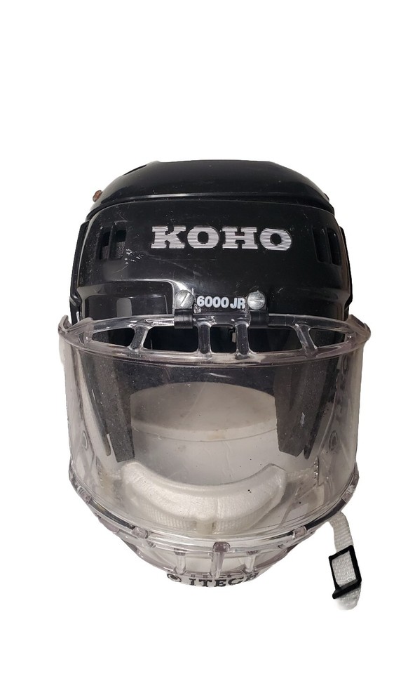 Vintage Koho Hockey Helmet w/Itech II Full Face Visor | Sports Gear | eBay