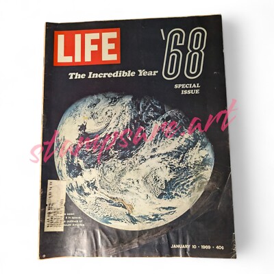 Life Magazine January 10 1969 NASA Apollo 8 Moon 1968 Earth MLK | eBay