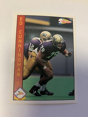 1992 Pacific Football Washington Huskies Ed Cunningham | eBay