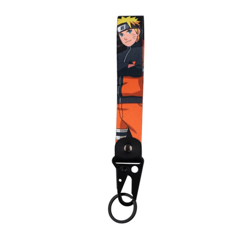 Naruto And Kurama The Nine-Tailed Fox Lanyard Wrist Strap Hook Key Tag ...