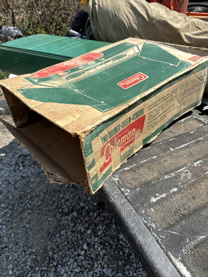 Vintage Coleman 413G 413G499 Two Burner Stove Good Condition With Box ...