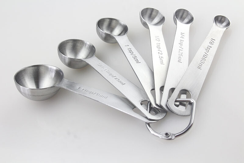 6 Pcs Measuring Spoons Set Teaspoon and Tablespoon Measurements ...
