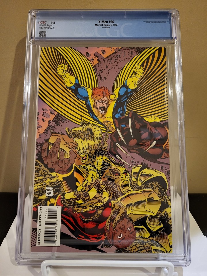 X-Men #36 CGC 9.8, 1st Appearance of Synch, Possible Omega Level Mutant ...