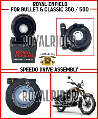 Fits Royal Enfield "SPEEDO DRIVE ASSEMBLY" For Bullet 350/500 & Classic ...