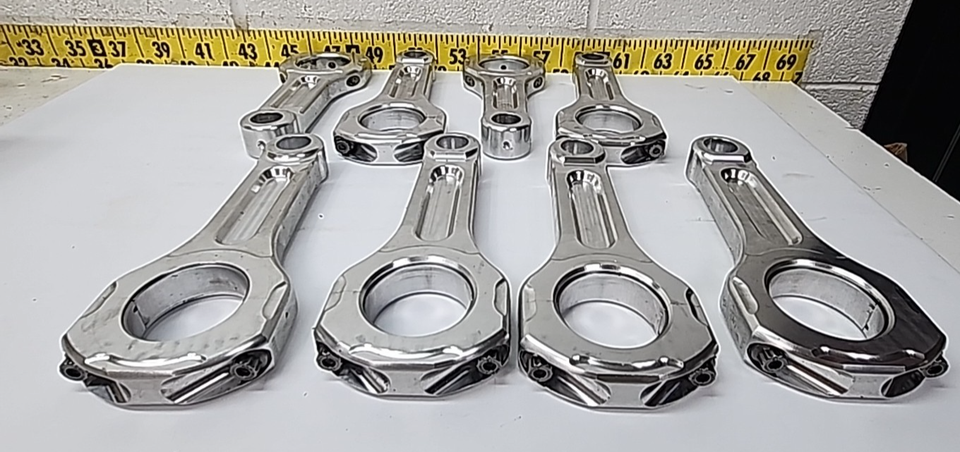 8pc GRP 64348 BBC Connecting Rods 6.135″ 396–454 Chevy 4340 Billet ...