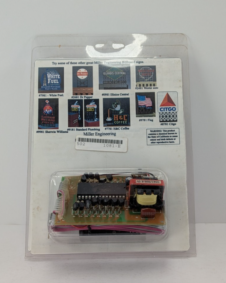 Miller Engineering HO/O Heinz Animated Neon Sign MIL1081-NEW | eBay
