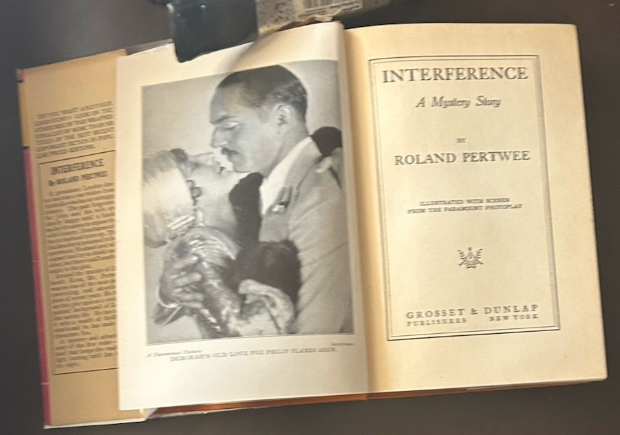1928 Photoplay Book For The Movie Interference Nice DJ William Powell ...