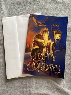 Four Horseman Figura Obscura Father Christmas Card | eBay