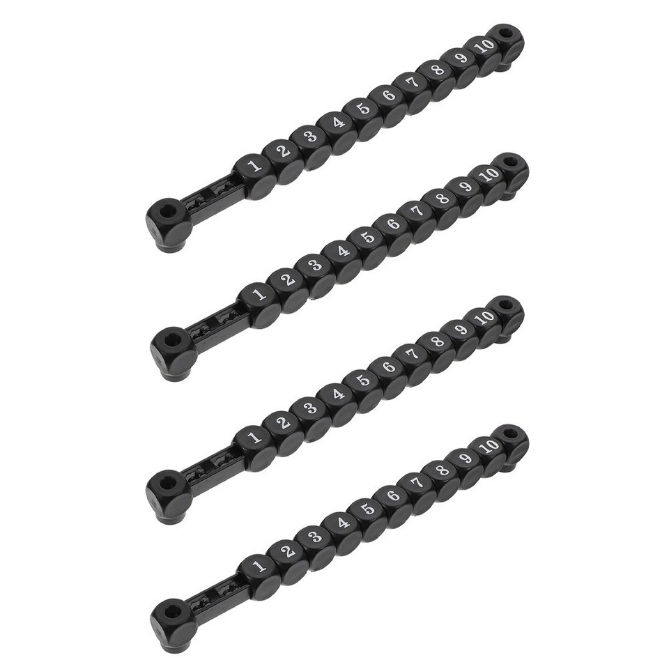 4 Pcs Plastic Scoring Units Foosball Score Keeper Board for Games ...