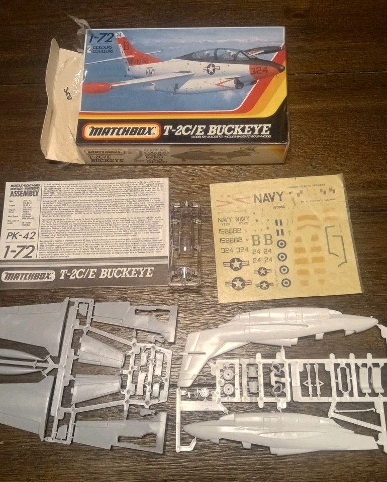 Lot Of 7 Matchbox Airplane Model Kits 1980s CS | eBay