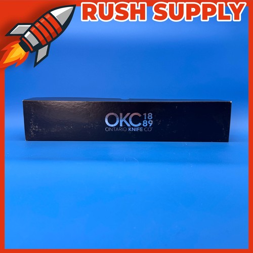 Used Ontario Mil-Spec USMC Mod OKC 3S 8” Inch Serrated Blade w/ Brown ...