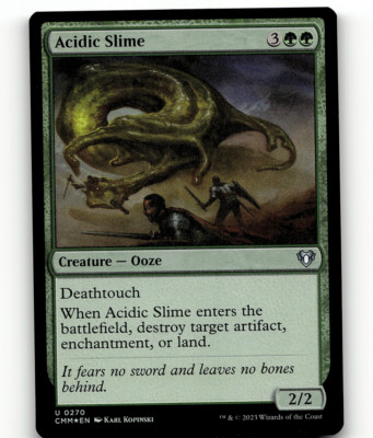 FOIL - MTG - Acidic Slime 270 - Commander Masters - UC | eBay