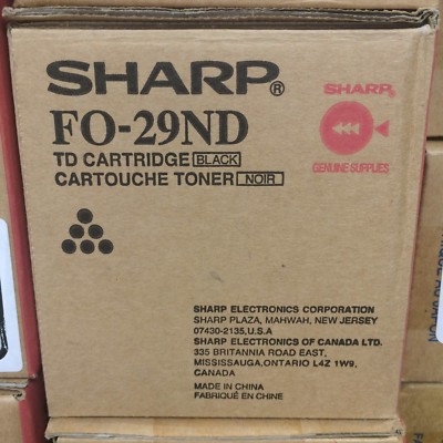Sharp FO-29ND FO29ND Black Toner Developer Unit FO2950M FO2970M FO3800M ...
