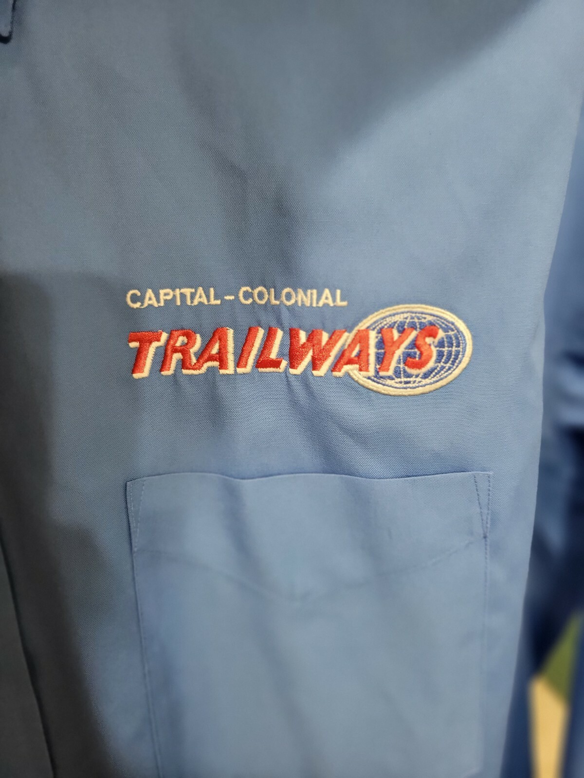 Trailways Capital Colonial Montgomery Alabama bus Driver 2 XL Dress ...