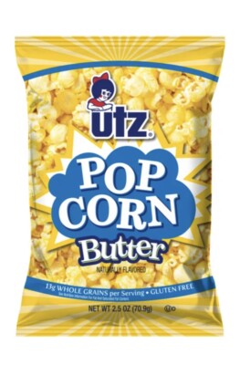 Utz Quality Foods Butter Popcorn Personal size 2.5 Oz X4 | eBay