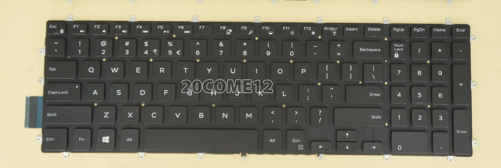 NEW FOR DELL Inspiron 3590 3593 3595 5583 / 7786 2in1 Keyboard Backlit ...