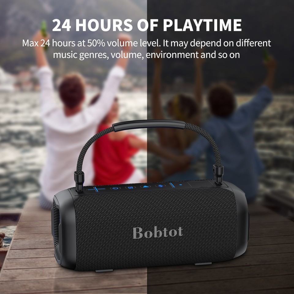 Karaoke Bluetooth Speaker Portable Waterproof Wireless Microphone for ...