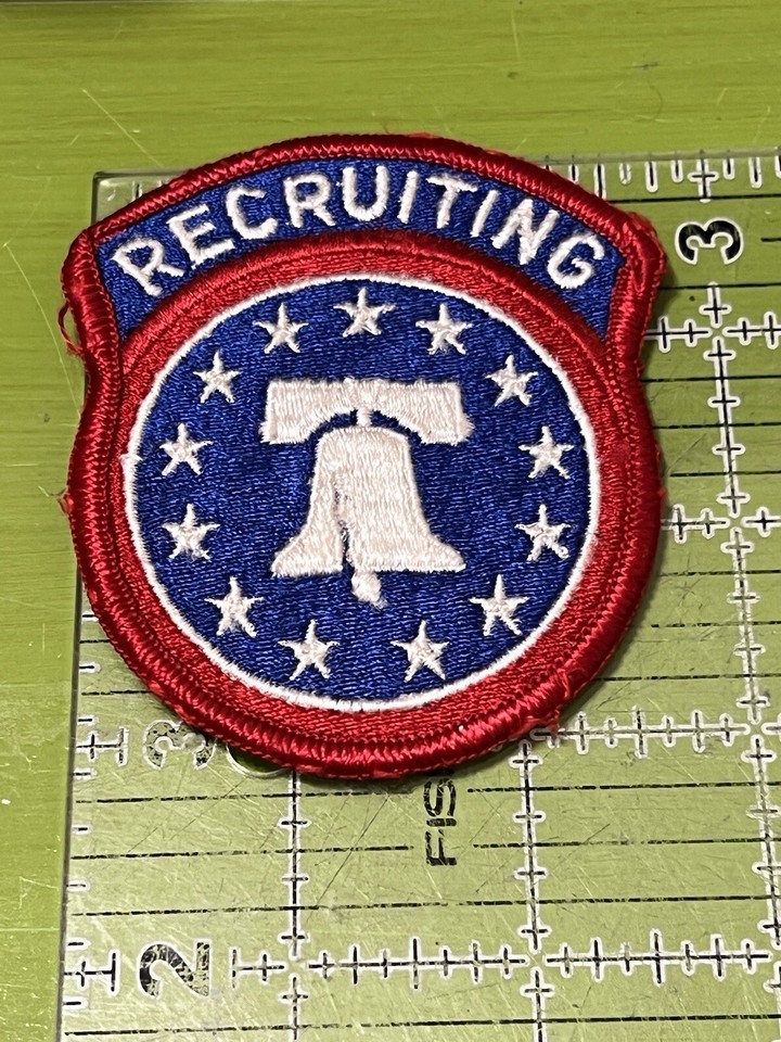 Liberty Bell Recruiting RECRUITER ARMY Patch | eBay