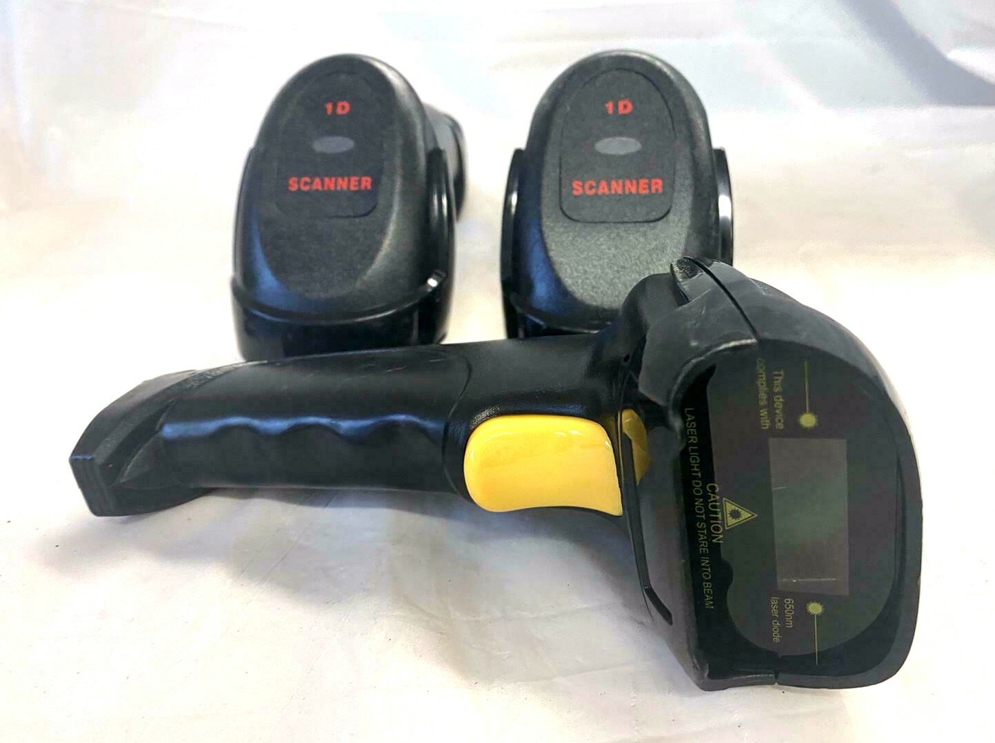 LOT OF 3 - Inateck USB 1D Barcode Scanner, 650nm laser diode | eBay